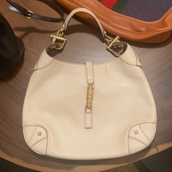 Gucci | Bags | Gucci Jackie Piston Lock Leather Hobo | Poshmark